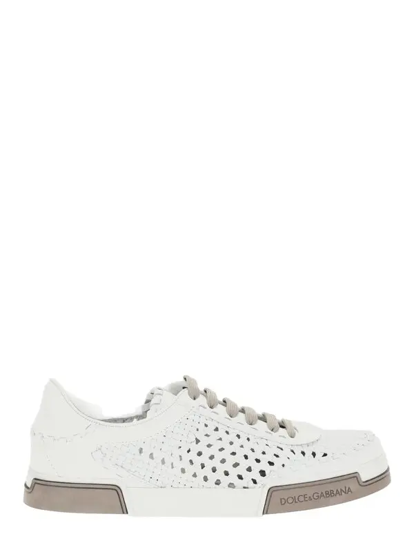 Dolce & Gabbana Lace-up Sneakers - White