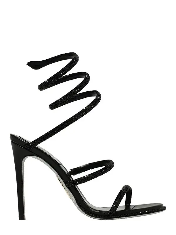 Rene Caovilla Heeled Sandal - Grey