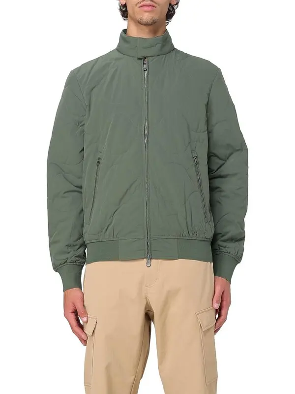 SAVE THE DUCK Quilted Zip-up Jacket - Green