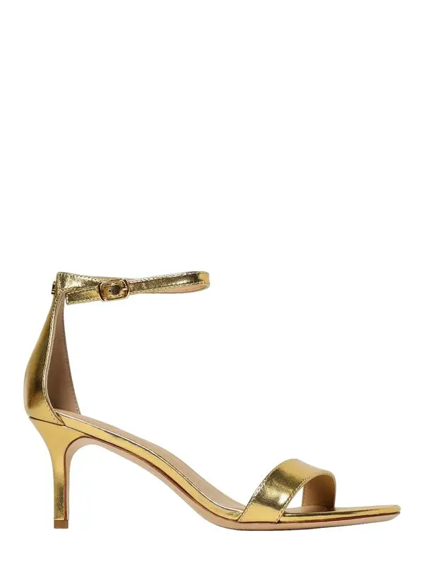 Ralph Lauren Heeled Sandal - Gold