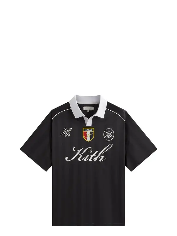 Kith Shadow Stripe Marcel Soccer Top - Black