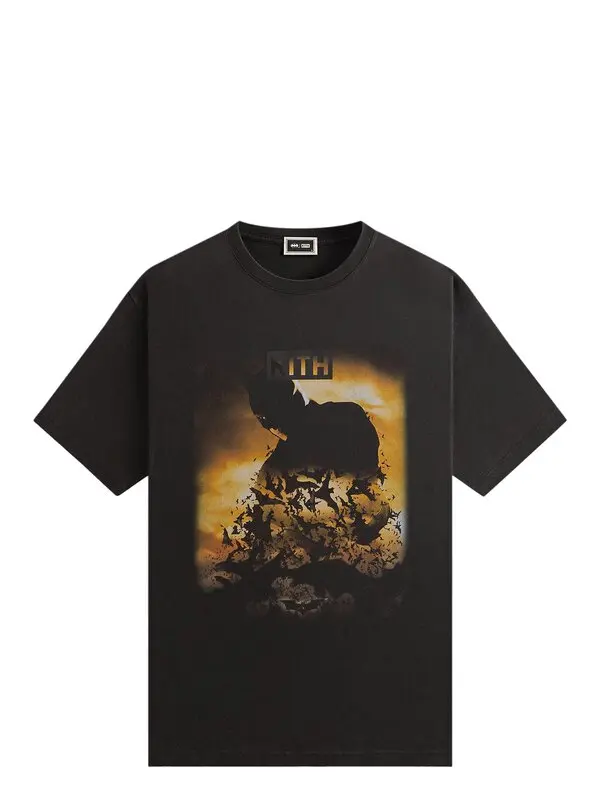 Kith X Batman Begins Vintage Tee - Black