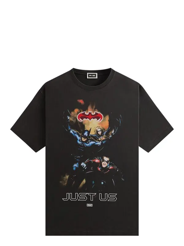 Kith X Batman Just Us Vintage Tee - Black