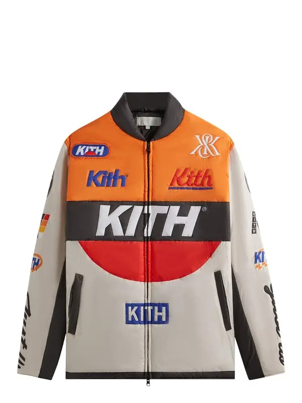 Kith Full Zip Puffed Shirt Jacket - Multicolor
