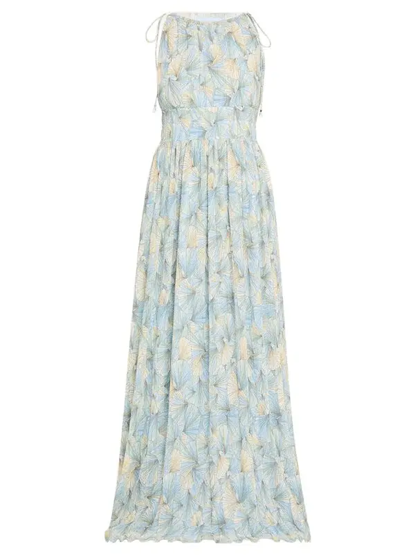 Veronica Beard Yardley High-neck Maxi Dress - Yardley Dress