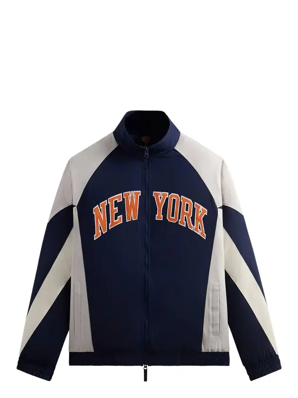 Kith For The New York Knicks Nylon Padded Jacket - Blue