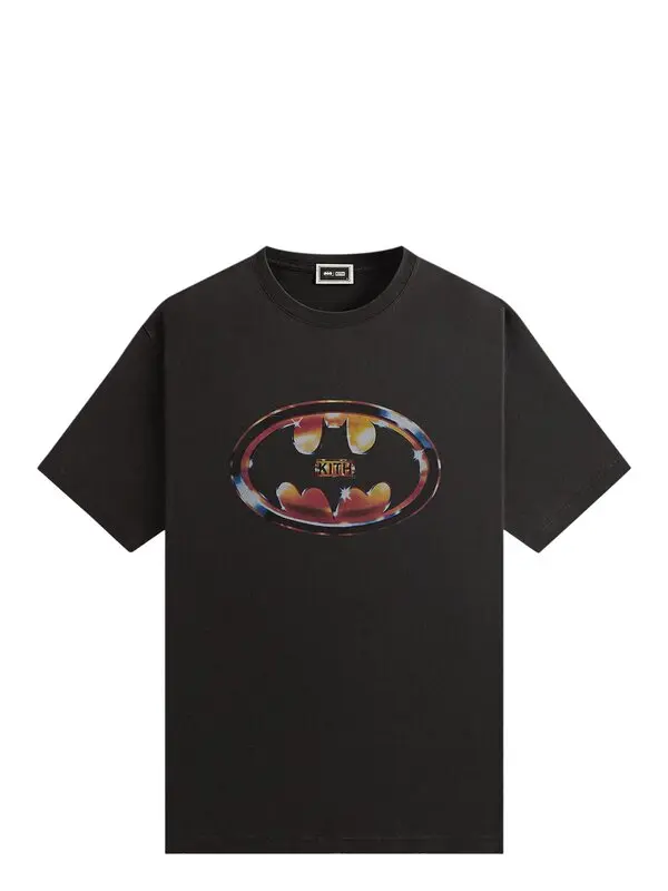 Kith X Batman Logo Vintage T-shirt - Black