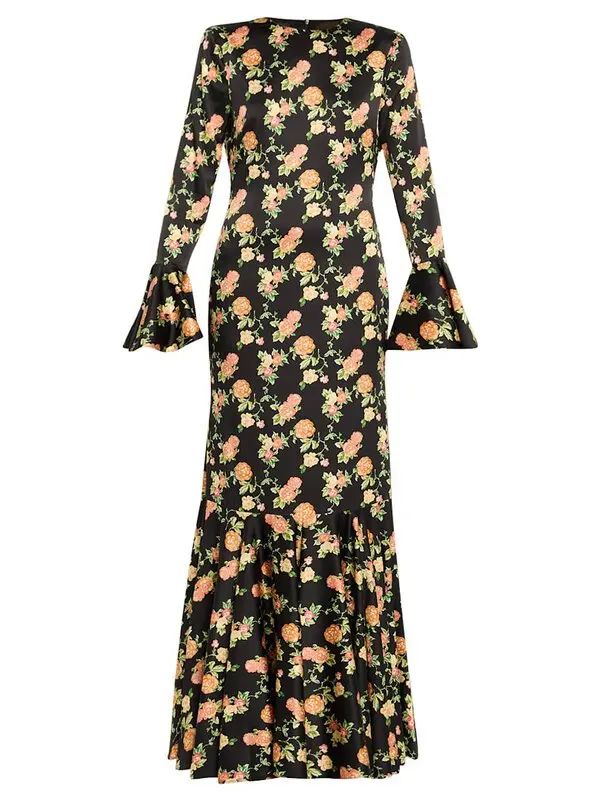 Caroline Constas Allonia Floral Gown - Floral Multi