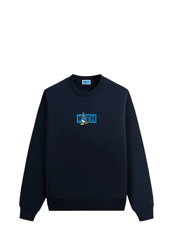 Kith X Disney Donald Duck Vintage Nelson Crewneck - Blue