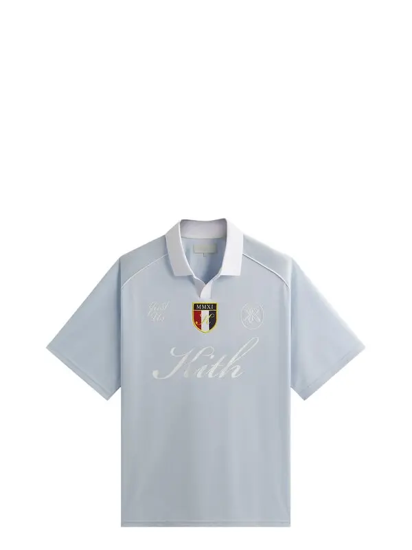 Kith Shadow Stripe Marcel Soccer Top - Blue