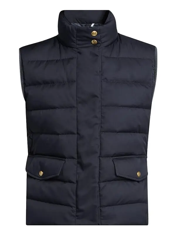 Moncler Besset Down Puffer Vest - Navy