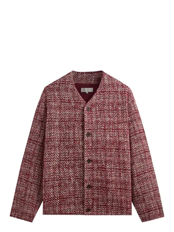 Kith Textured Tweed Jonah Liner - Red