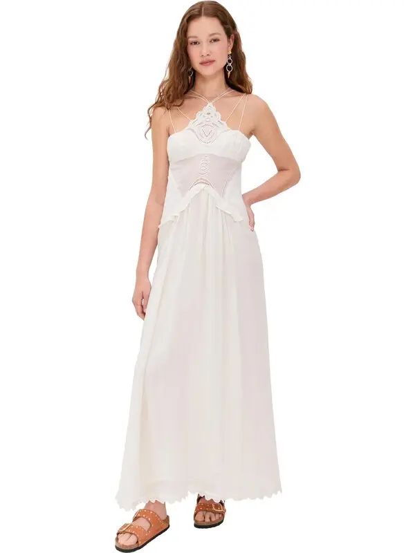 Isabel Marant Lindy Maxi Dress - Ecru