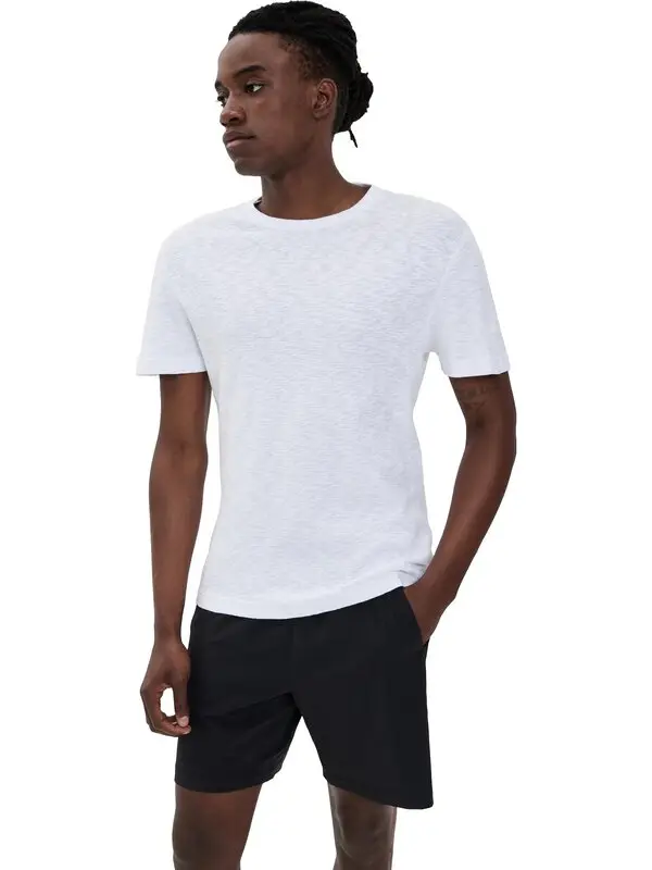 Reigning Champ 1x1 Slub Slim T-shirt - White