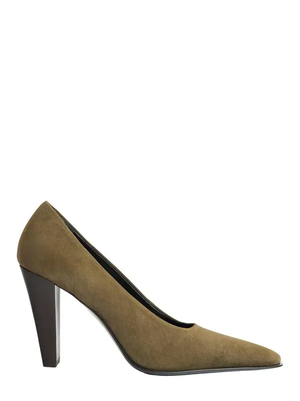 JUDE Fete Suede Pumps - Brown