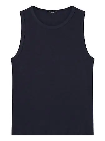 JOSEPH The Jersey Rib Round-neck Tank Top - Navy