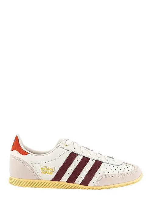 Adidas Leather Low-top Trainers - Offwhite Shadow Red Oran