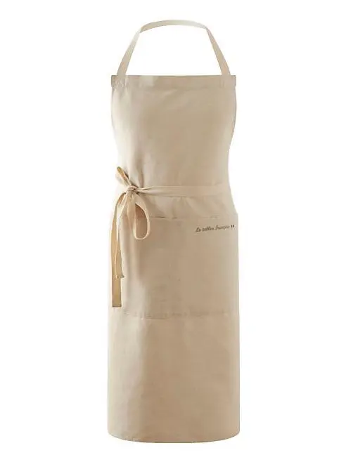 Charvet Bricoleur Cotton And Linen Apron - Naturel