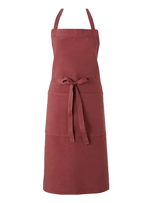 Charvet Bricoleur Cotton And Linen Apron - Porto