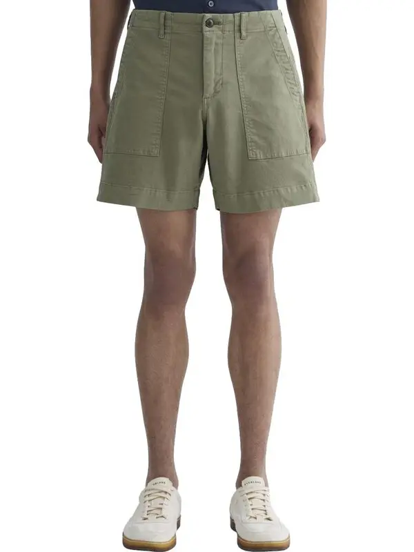 Everlane Canvas Relaxed Short - Lichen Green