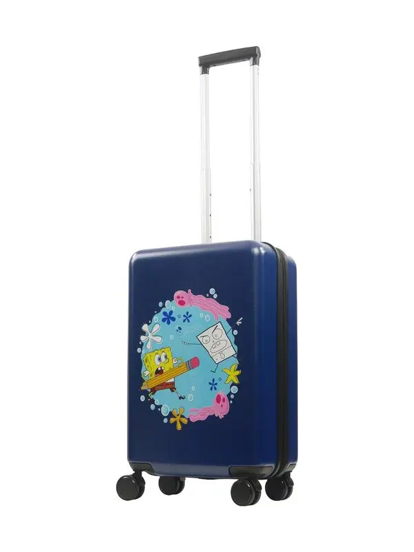 FUL Nickelodeon Spongebob Squarepants 22.5" Carry-on Luggage - Blue
