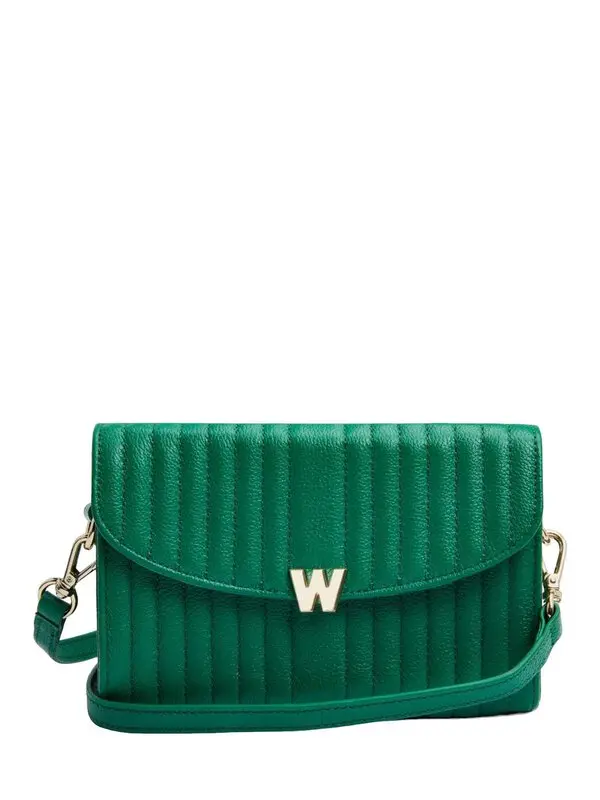 Wolf Mimi Crossbody Bag With Wristlet - Forest Green