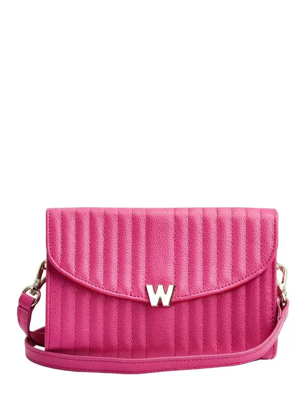 Wolf Mimi Crossbody Bag With Wristlet - Pink