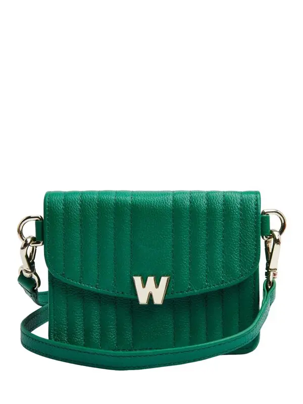 Wolf Mimi Mini Bag With Wristlet And Lanyard - Forest Green