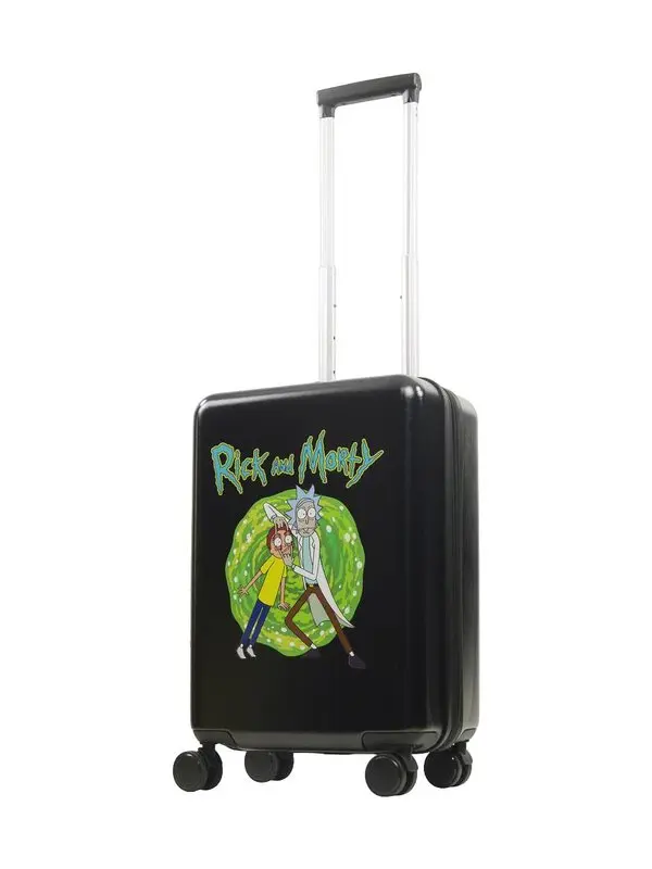 FUL Rick And Morty 22.5-in. Carry-on Luggage - Black