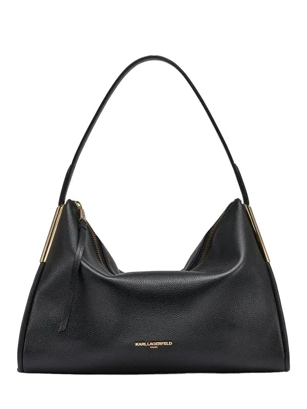 Karl Lagerfeld Paris Valerie Hobo - Black/gold