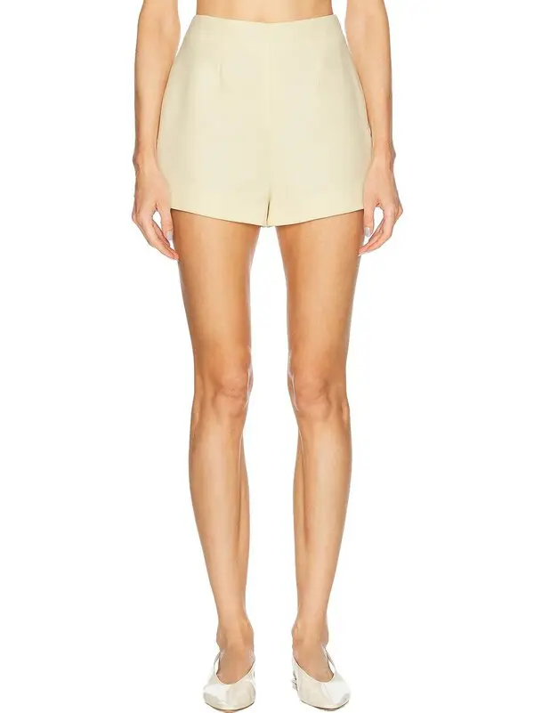 Ami High Waisted Mini Short - Butter