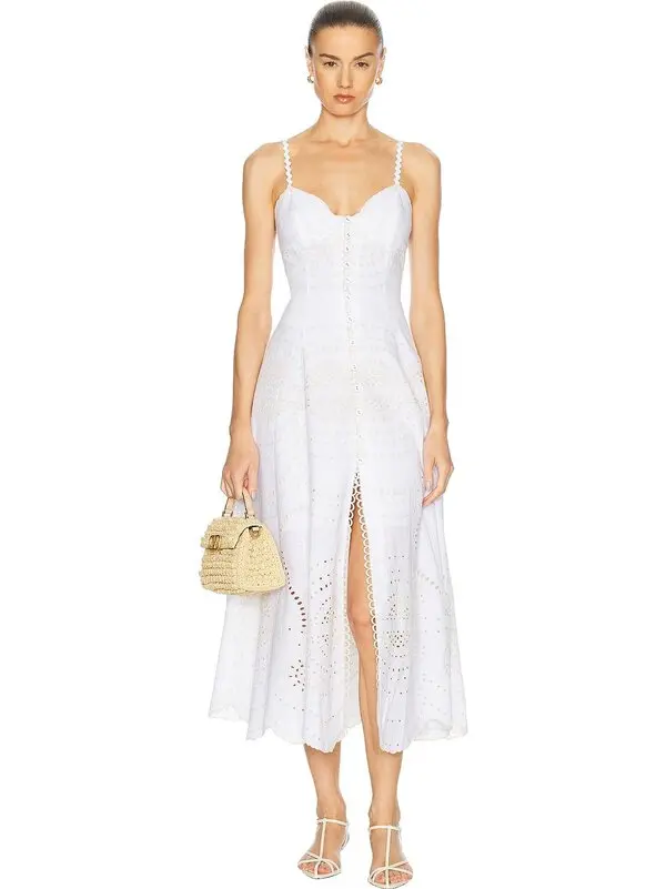 Charo Ruiz Ibiza Catta Dress - Ivory Nelum