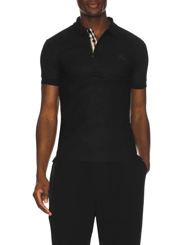 Burberry Eddie Ekd Polo - Black