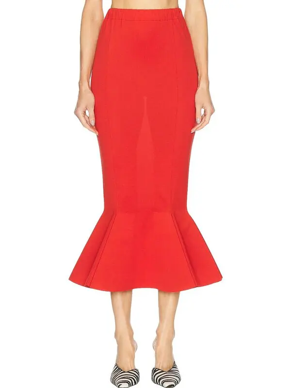 Marni Long Trumpet Skirt - Tulip