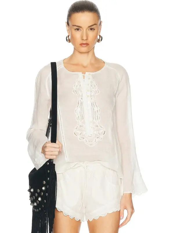 Isabel Marant Luciele Blouse - Ecru