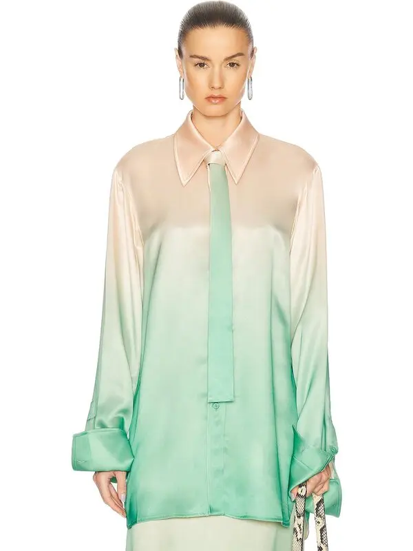 JIL SANDER Tie Shirt - Peony