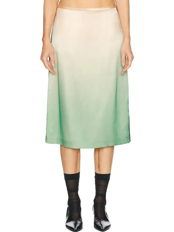 JIL SANDER Satin Skirt - Peony