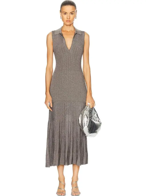 Adam Lippes Tashi Dress - Nickel