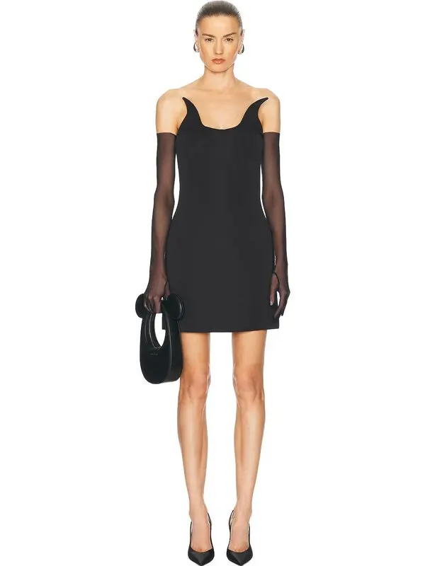 Coperni X Disney Horn Dress - Black