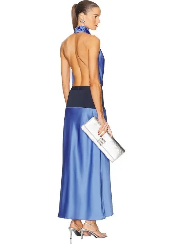 Brandon Maxwell The Larissa Dress - French Blue