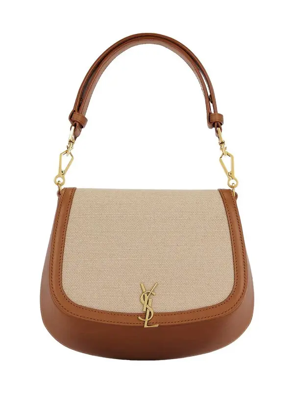 Saint Laurent Top Handle Bag - Desert Dust & Brick