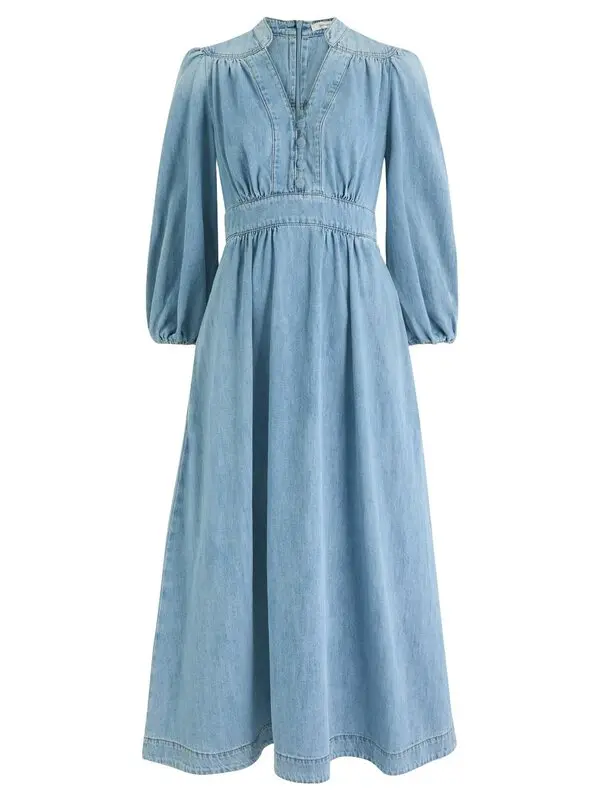 Zimmermann Lucky Midi Dress - Denim
