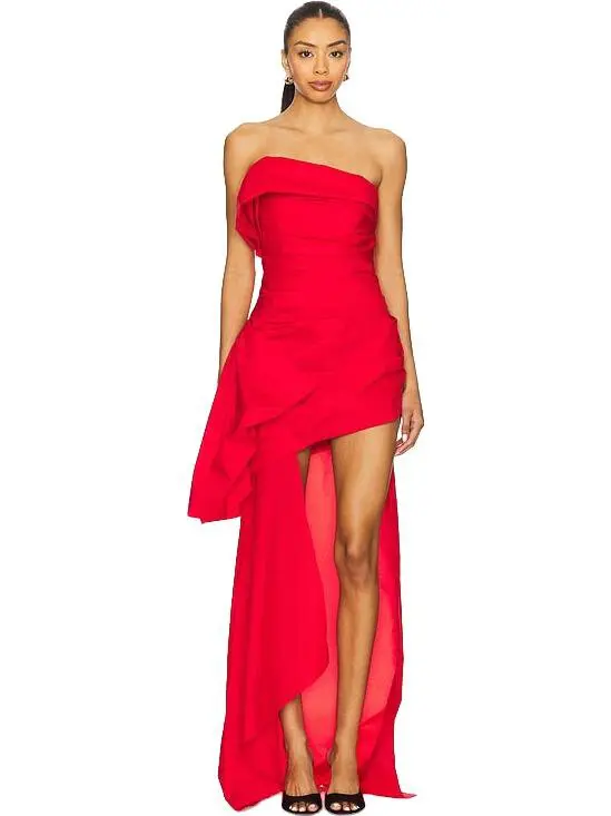 Nbd The Jadis Maxi Dress - Red