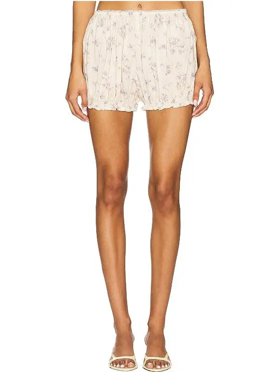 Tularosa Lori Short - Cream & Lavender Floral