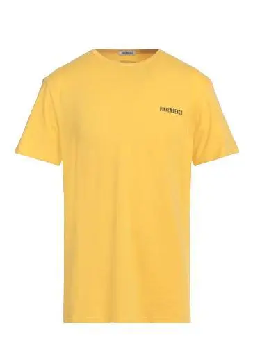 BIKKEMBERGS T-shirt Size Cotton, Elastane - Mandarin