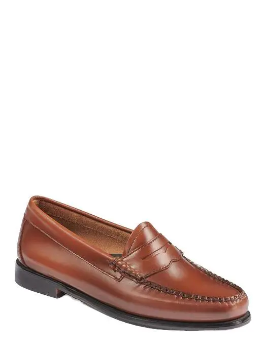 G.H.BASS Whitney Leather Loafer - Cognac Leather