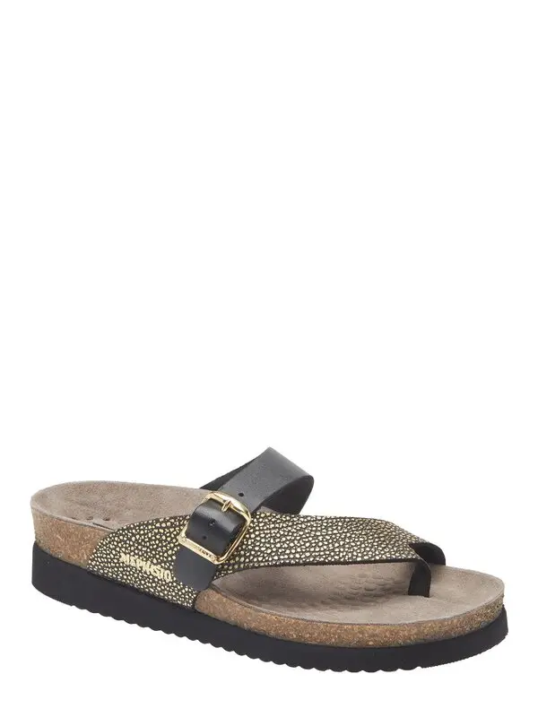 Mephisto Helen Mix Toe Loop Sandal - Gold Condor