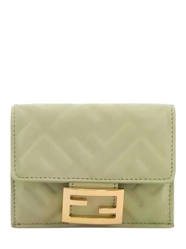 Fendi Leather Wallet - Green
