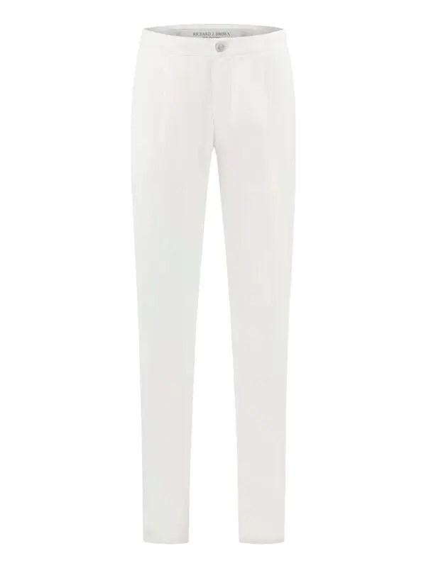 RICHARD J. BROWN Cotton Trousers - White