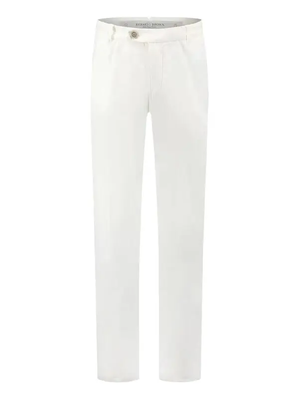 RICHARD J. BROWN Logo-patch Trousers - White